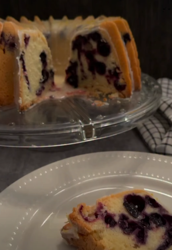 Lemon Blueberry Pound Cake: Bright, Moist, and Bakery-Style - Black ...